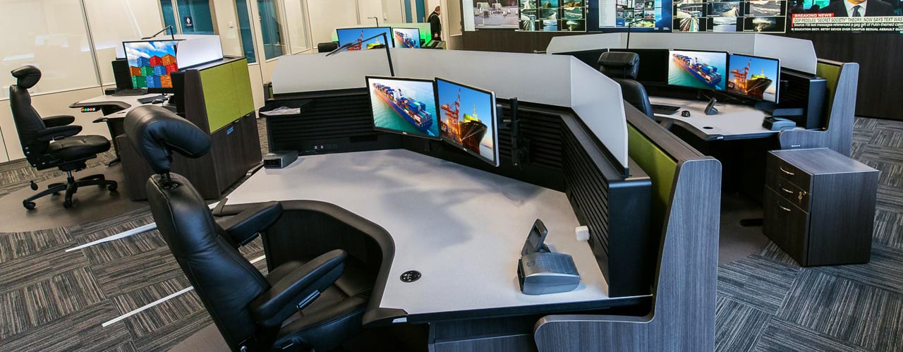 Transport Control Room Workspace & Consoles | Evans