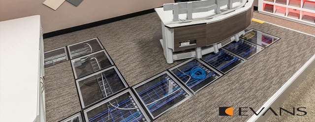 Professional Cable Management | Control Room Floor Solutions