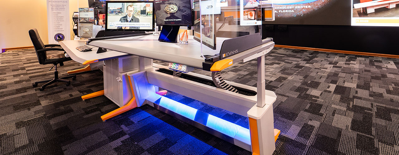 Strategy Air Sit-Stand Workstations for Control Rooms | Evans