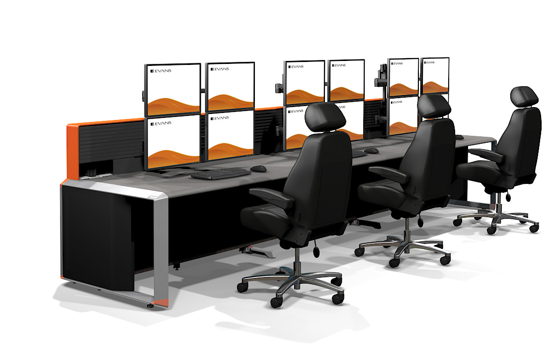 Strategy SX Technology Control Room Ergonomic Work Console