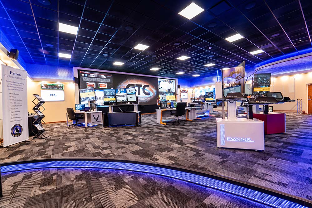 Tampa, Florida Showroom with Evans Control Room Consoles